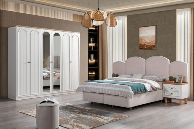 Bohem Tarzda Yatak Odası Dekorasyonu - İnegöl Mobilya - İnebella