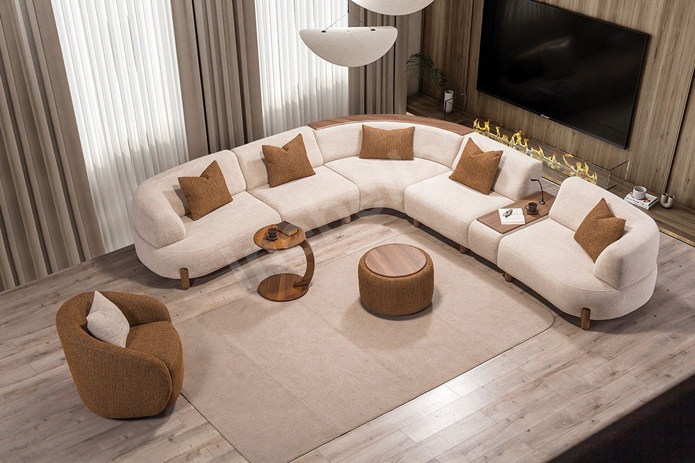 Giola Köşe Koltuk Takımı - İnegöl Mobilya - İnebella